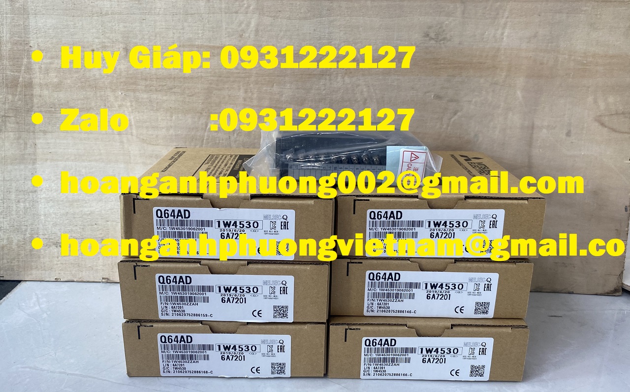 Q64AD analog module mitsubishi ~ THỦY LỰC PG