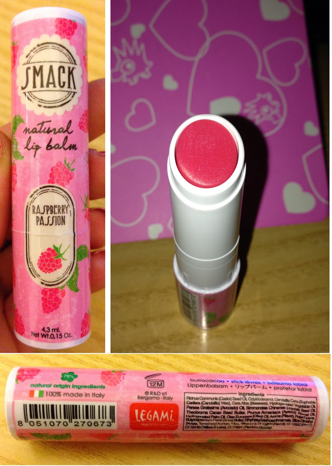 Flora: Natural (?) lip balm by legami.