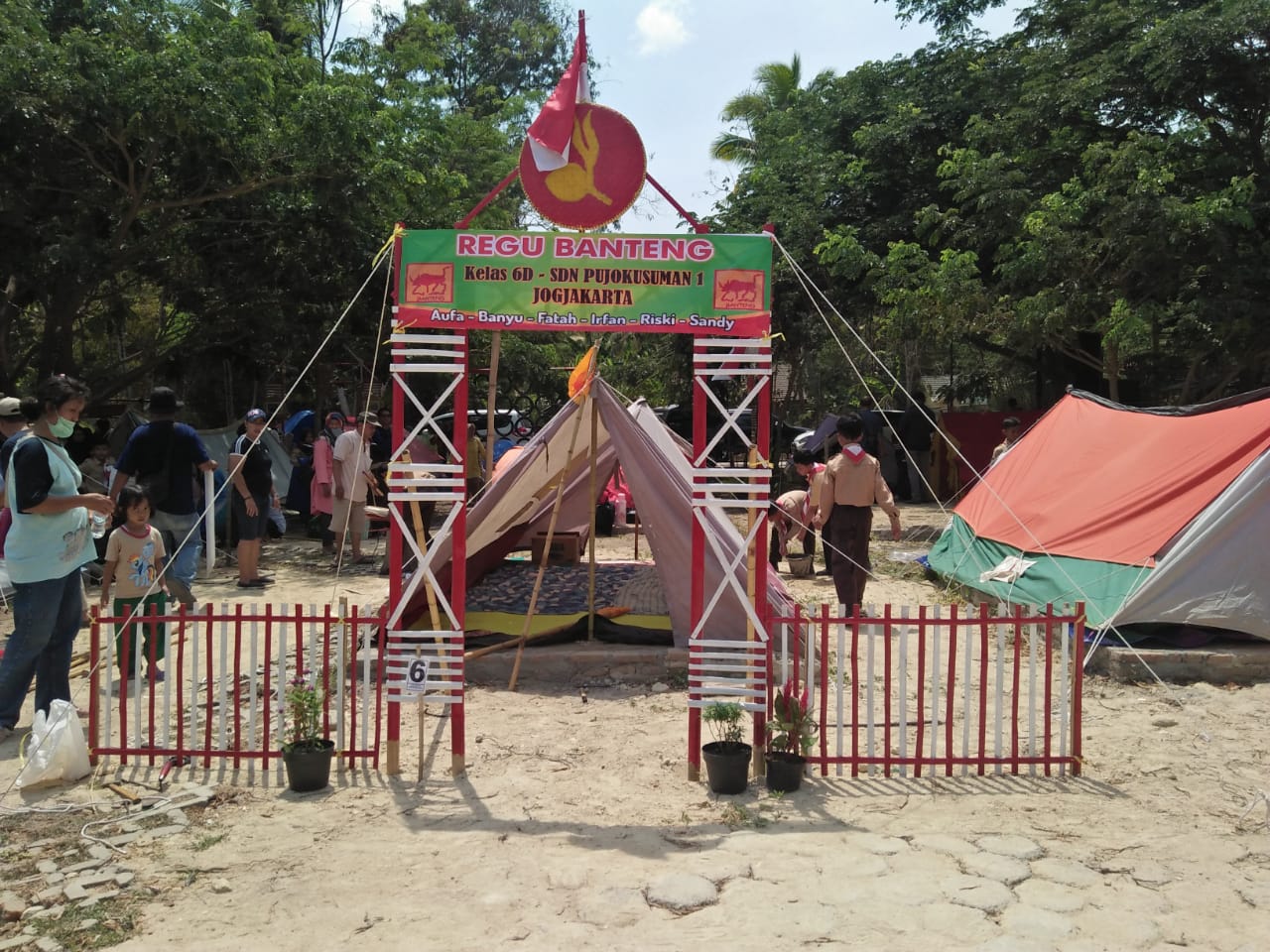 Gambar Gapura Pramuka Dari Bambu Model Gapura - Riset