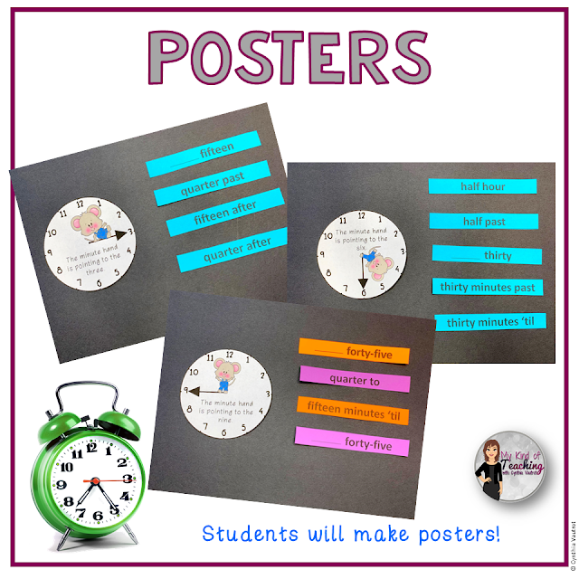 My Kind of Teaching: Telling Time to the Hour, Half Hour, Quarter Hour ...