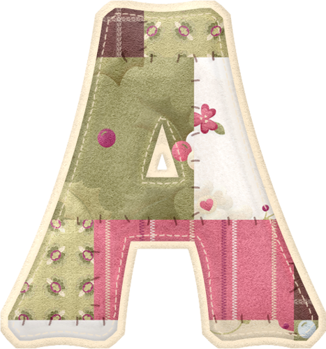 Alfabeto Patchwork Cherry. - Oh my Alfabetos!