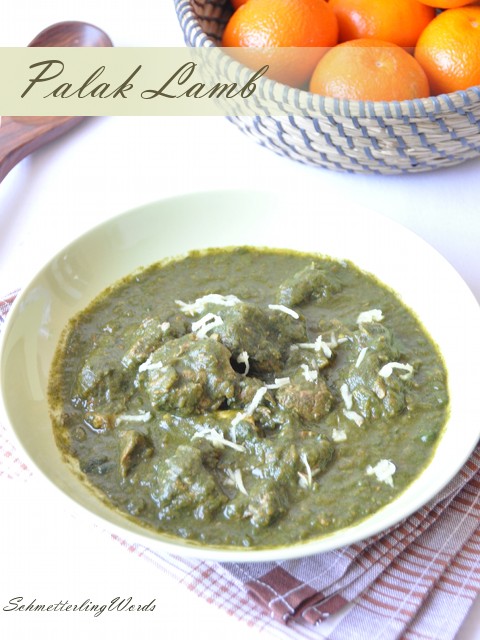 Palak Lamb ~ SchmetterlingWords