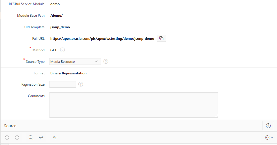 How to create REST web service which returns JSONP data