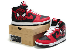 Cartoon High Tops Nike: The Amazing Spider-Man Nikes Spiderman SB Dunks ...
