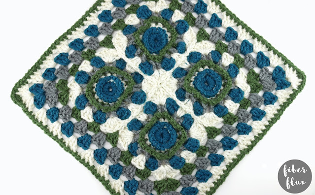 Fiber Flux: Planet Earth Square, Free Crochet Pattern + Video