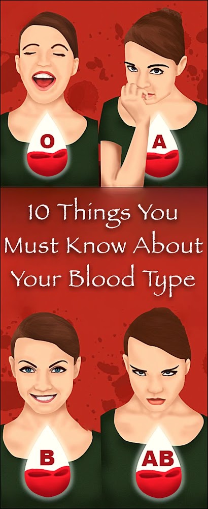 10 Things We All Need To Know About Our Blood Type! - wellness magazine