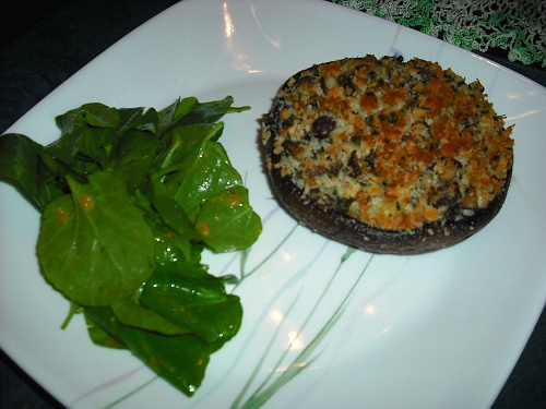 Culinary Alchemy: Meatless Monday - Panko Packed Portobello