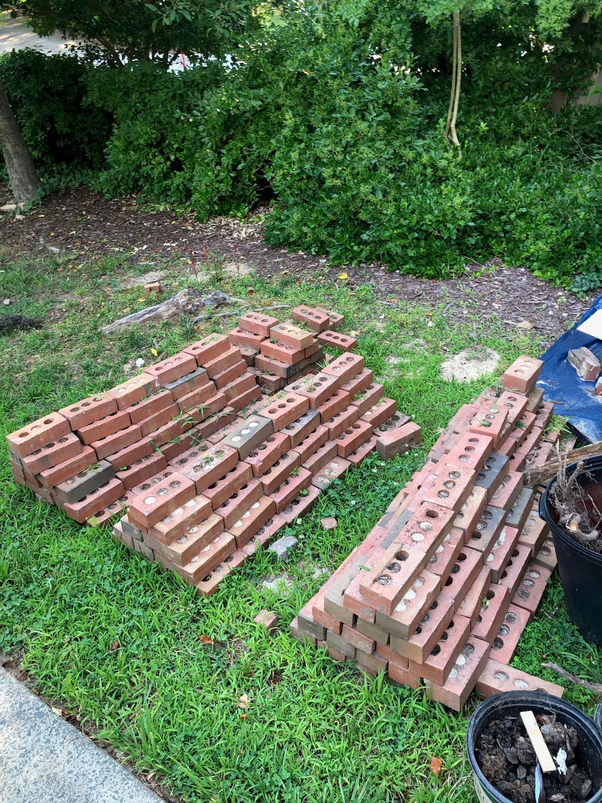 Ring Around The Rubins: Our DIY Slate Patio (and why we'd never do this ...