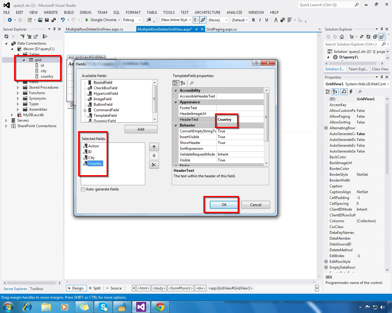 Aspnetcnetvbnetjqueryjavascriptgridviewsql Serverajaxssrsangularjscgridview Row