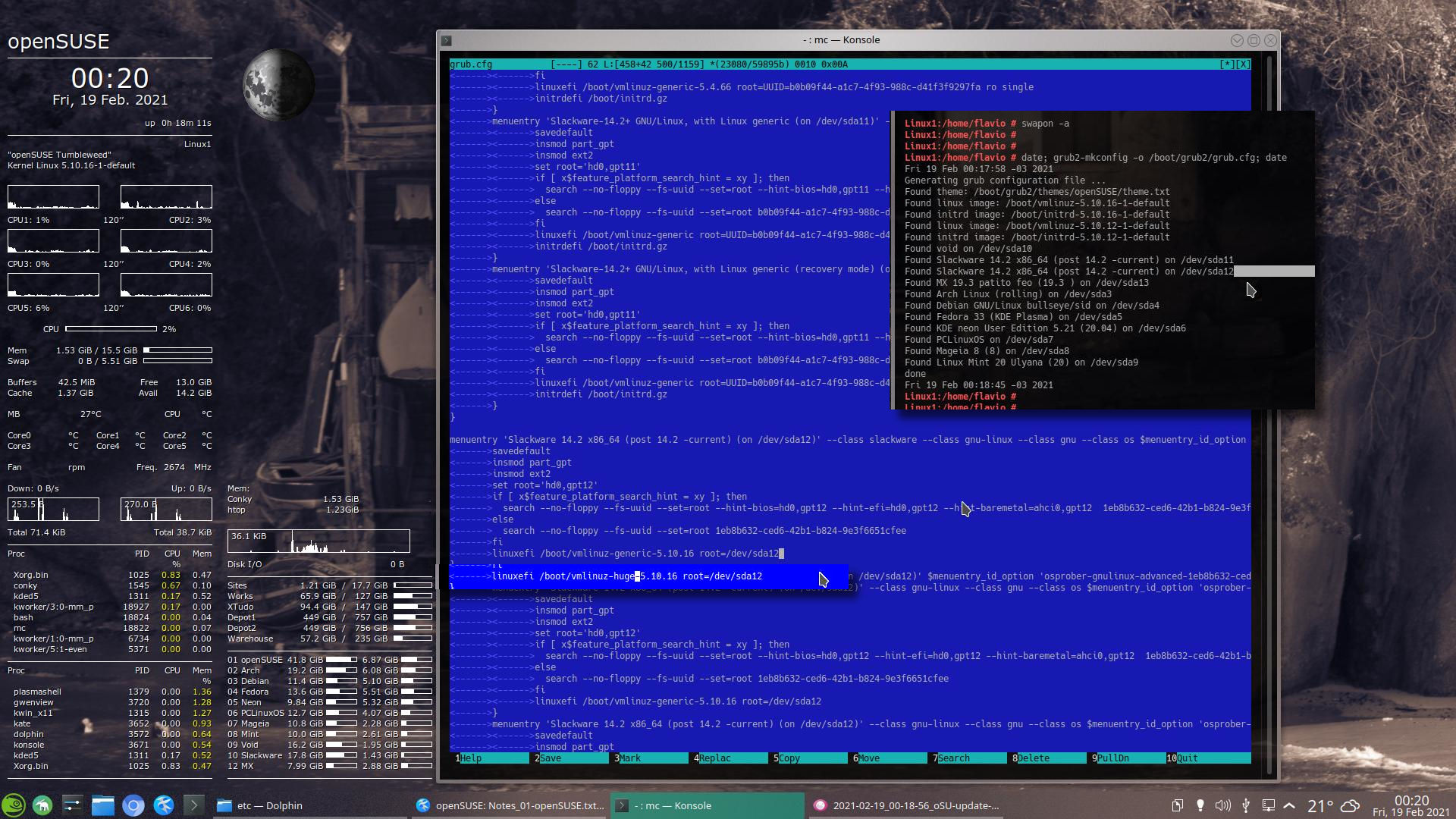 Byteria: Slackware 15.0 KDE