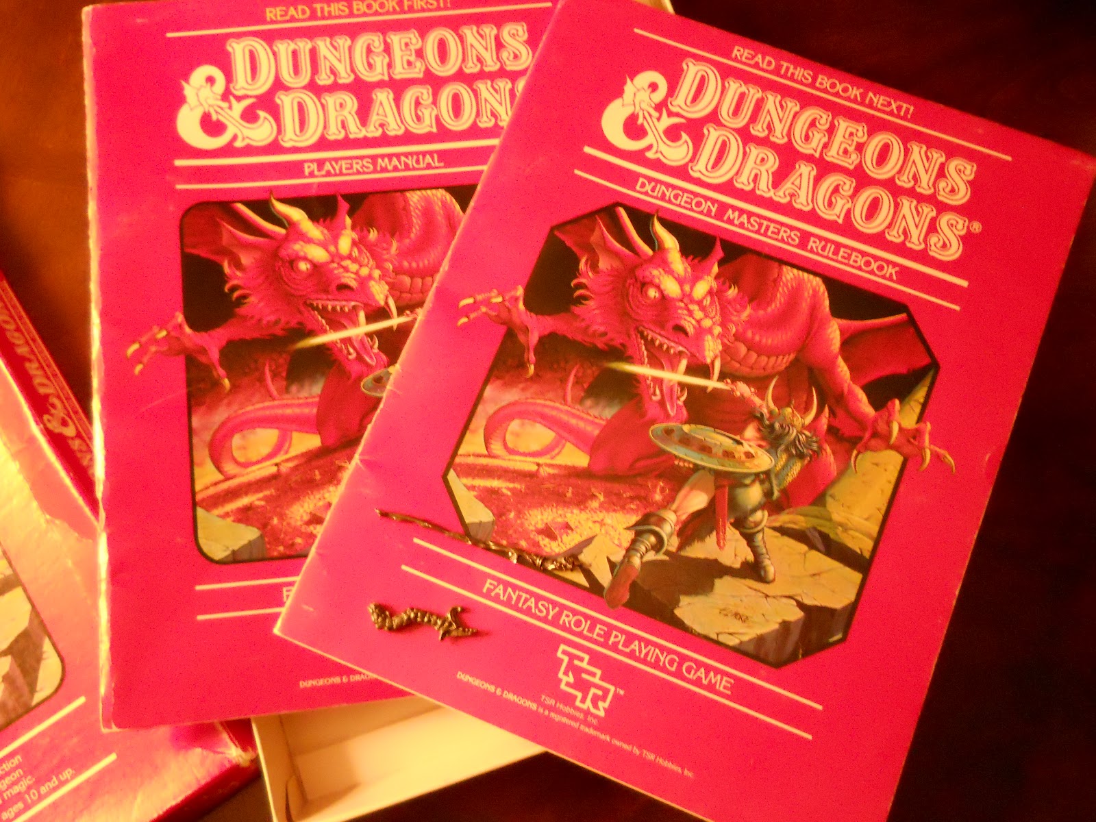 Memories of Toymorrow: TSR Dungeons and Dragons Red Box Basic rules set ...