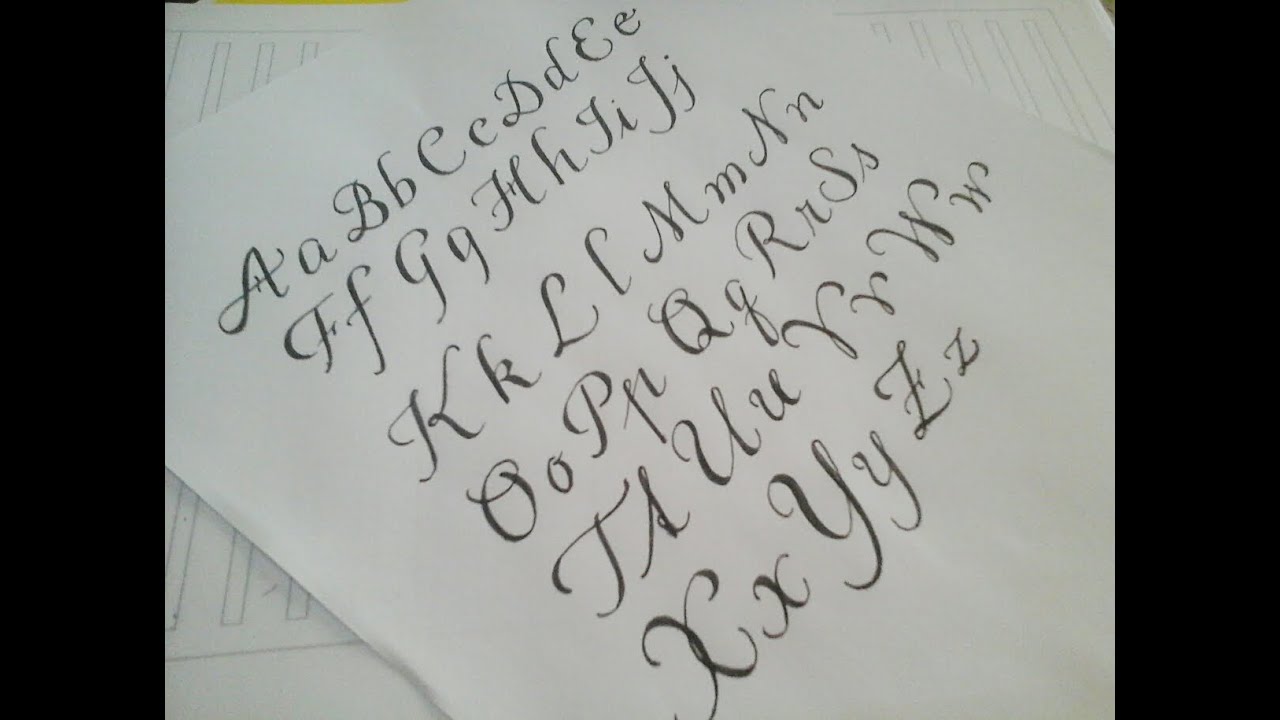 How To Make Fancy Letters ~ Thankyou Letter