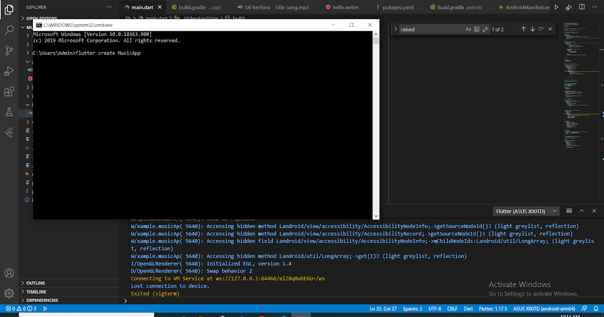 How to Create Basic Music App on Flutter Framework [Task-1] | Technical ...