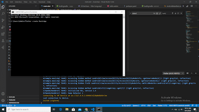 How to Create Basic Music App on Flutter Framework [Task-1] | Technical ...