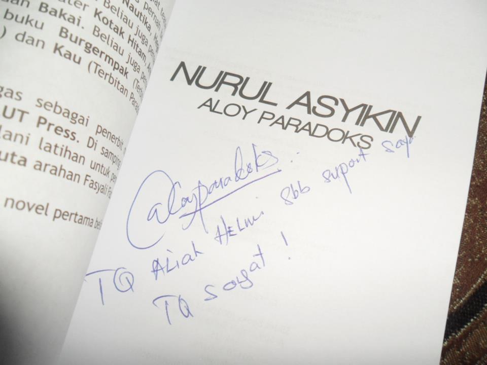 This is me Aliahelmi: NURUL ASYIKIN -karya awsome-