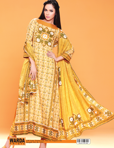 Warda Ready To Wear Lawn Dresses 2014 | Warda Designer Lawn Summer ...