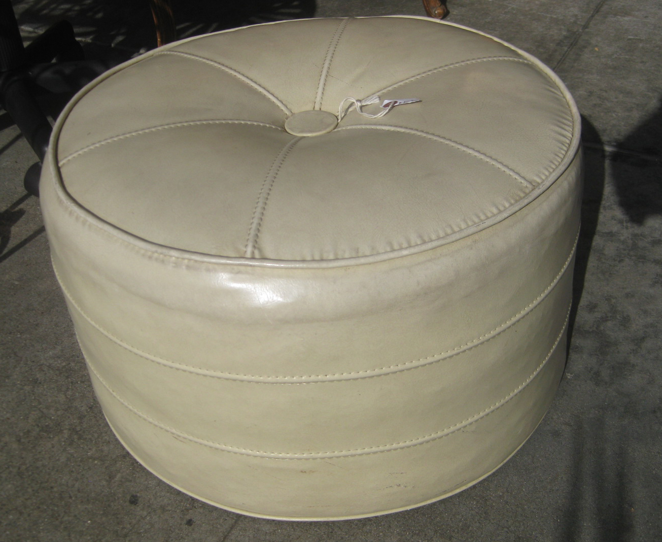 UHURU FURNITURE & COLLECTIBLES: SOLD - Classic Hassock - $25
