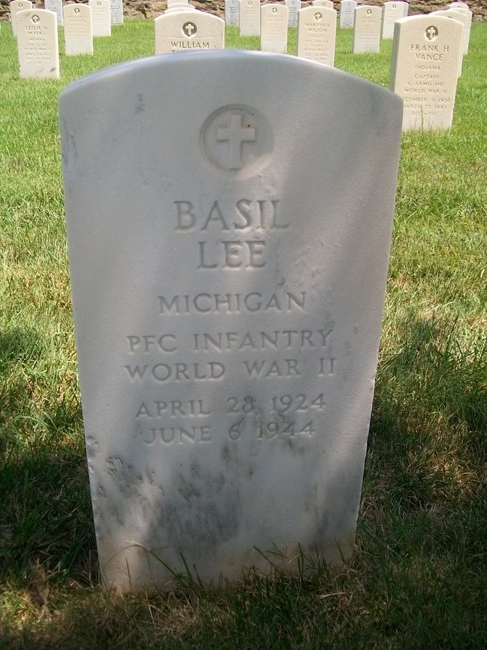 116th Infantry Regiment Roll of Honor: PFC Basil Lee