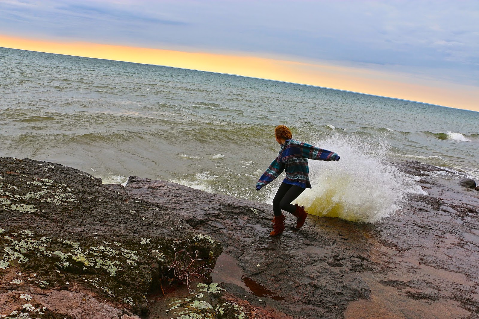 Russman's spot: Wave Running on Lake Superior