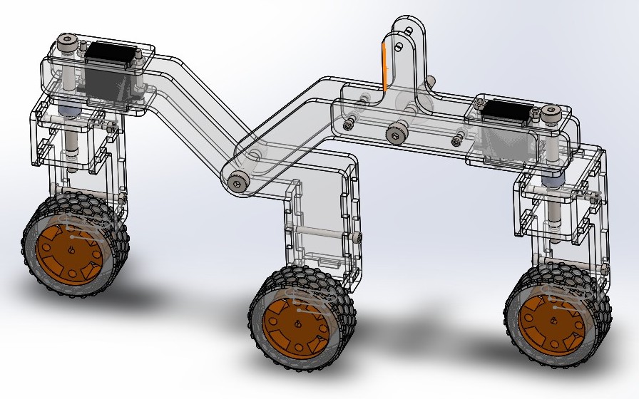 Adventures with a Raspberry Pi: Refining My Rocker Bogie Design