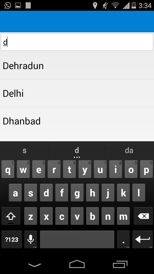 Android Code: Full Screen Dialog Example
