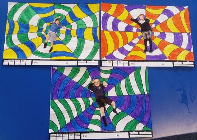 Room 11 Russley School: Calendar Art