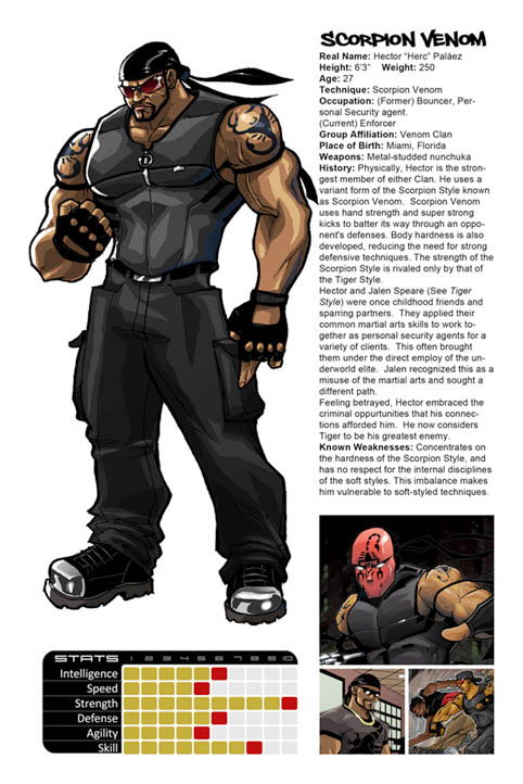 ghettoManga: PREVIEW- "Urban Shogun Character Guide"