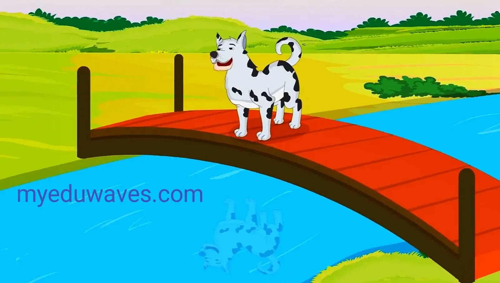 The Greedy Dog: Short Story In English With Moral And Picture For Kids