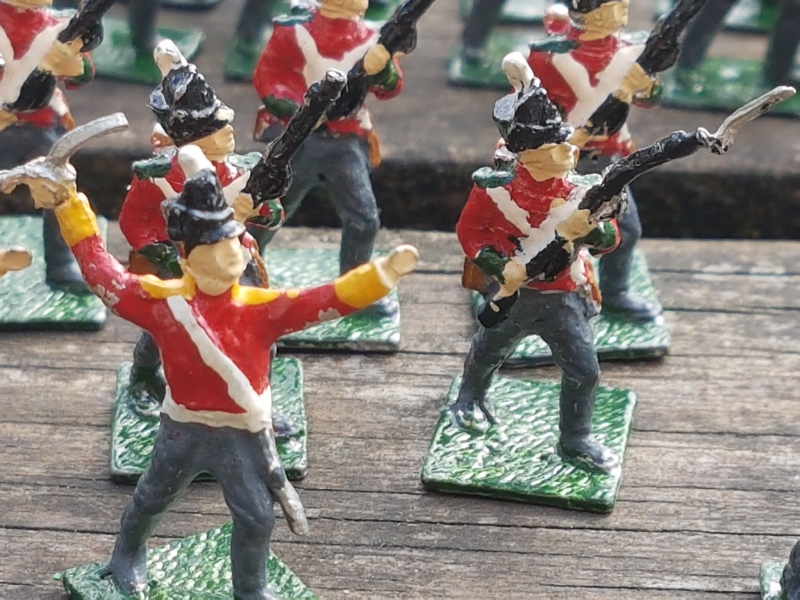 Ilkley Old School: Garrison and Les Higgins Napoleonic reinforcements