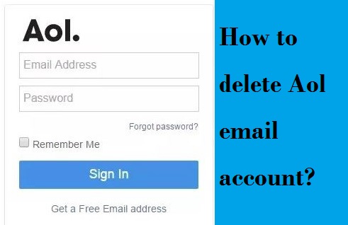 How to delete Aol email account?