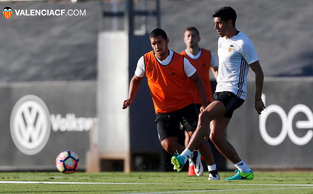 Photos of Valencia FC players training ahead of match with Nigerian ...