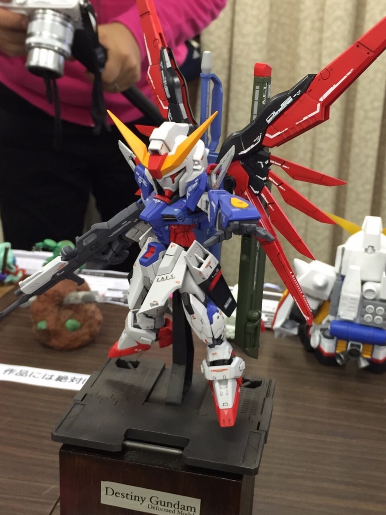 GUNDAM GUY: SD + MG Destiny Gundam - Combined Build