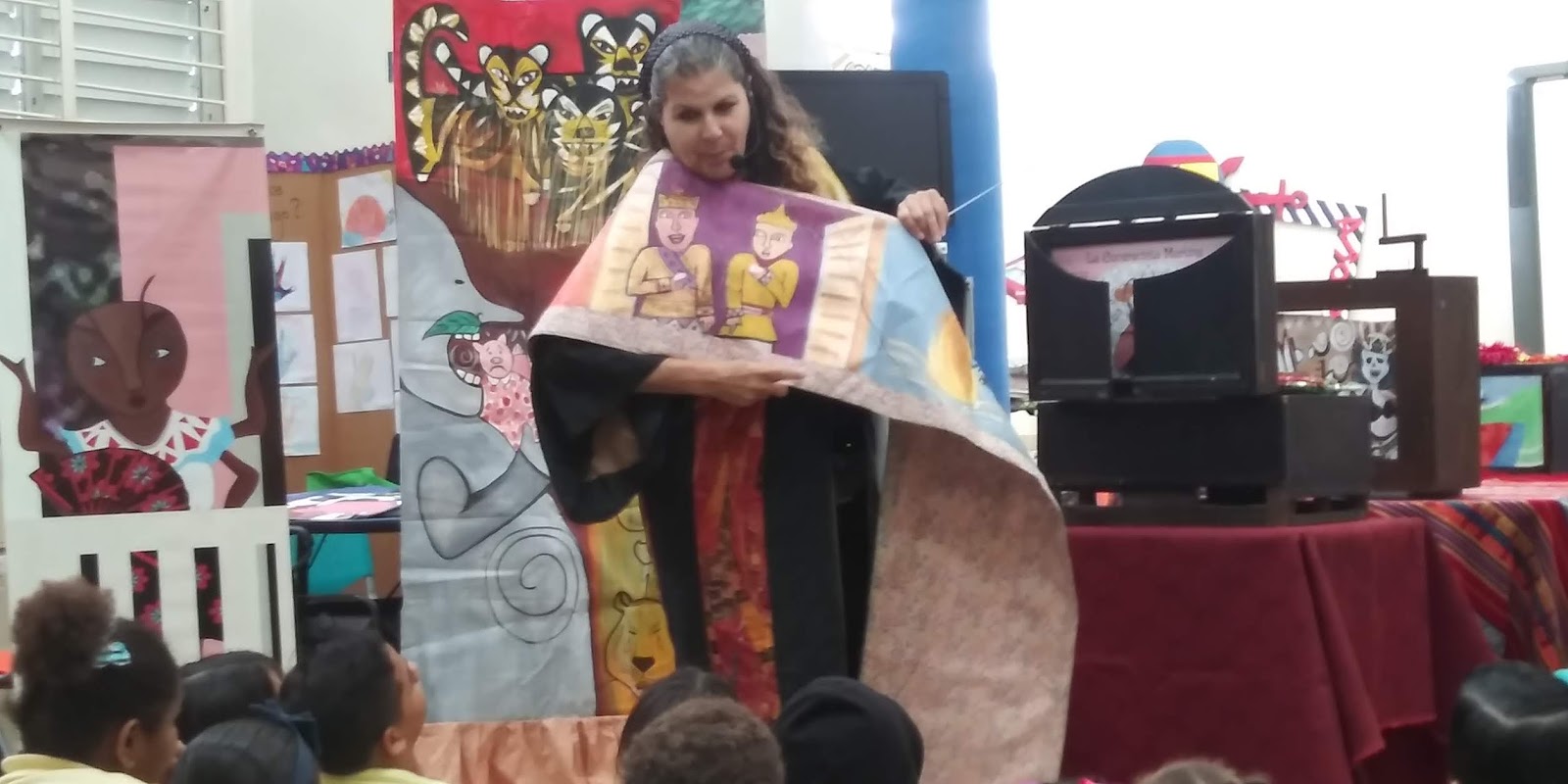 Biblioteca Ana Vizcarrondo de Túa: María Chuzema nos visita