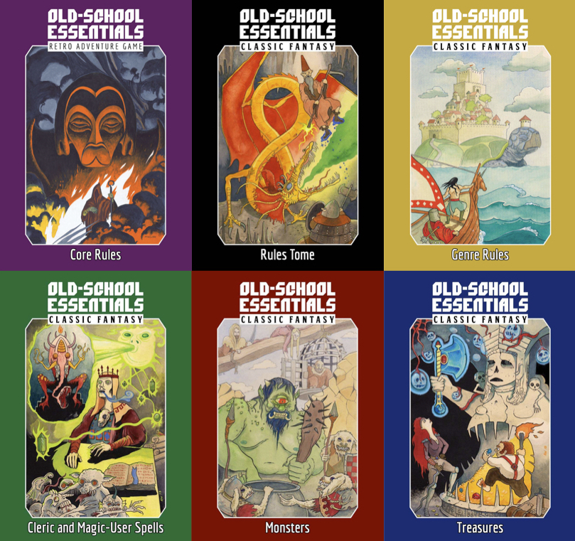 [OSE] Core Rules, Rules Tome, and All Classic Fantasy Volumes Released