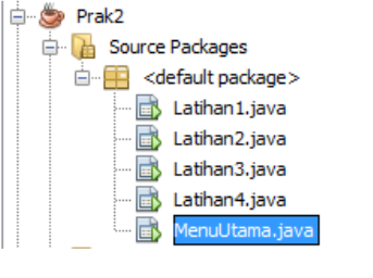 Cara Mempelajari NetBeans IDE: jMenu