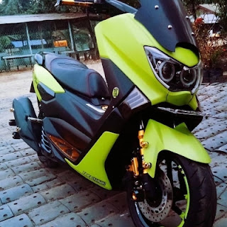 Modifikasi Nmax Hitam, Putih dan Abu Abu Terbaru 2020 - Dudungmaman07