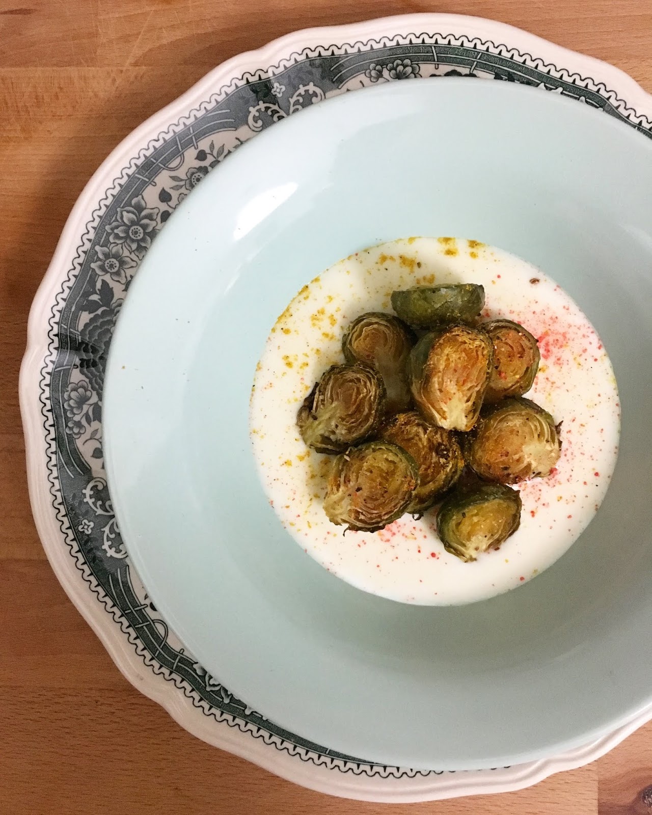 Ziggy in the kitchen: Cavolini arrosto e spuma di formaggio