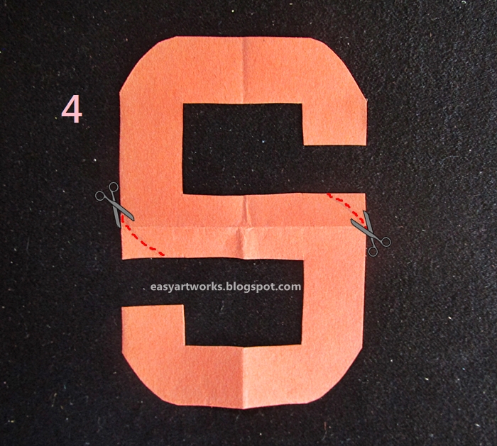 easy Artworks : Letter Cutting: S