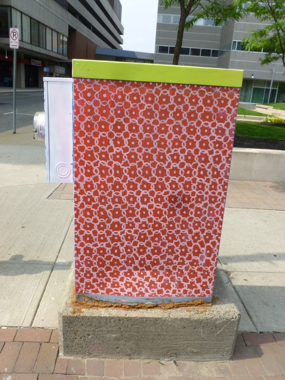 Photo-ops: Decorated Utility Box: Ikat Utility Box - Springfield, MA