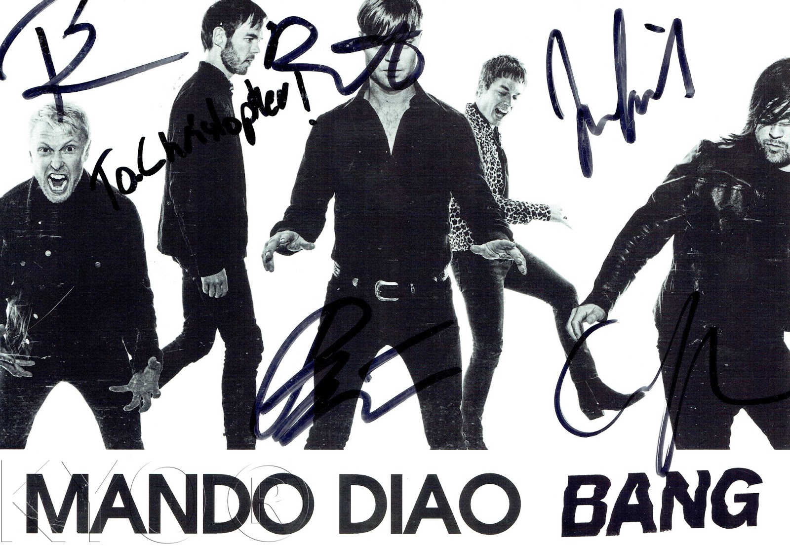 Chris Autographs: Mando Diao
