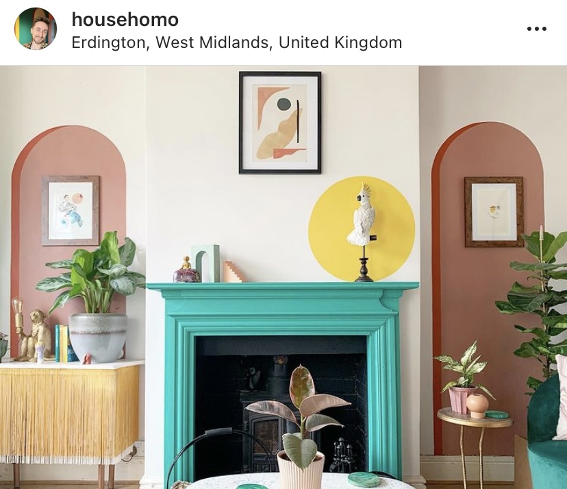 10 simple ways to add colour blocking to your home | Dove Cottage