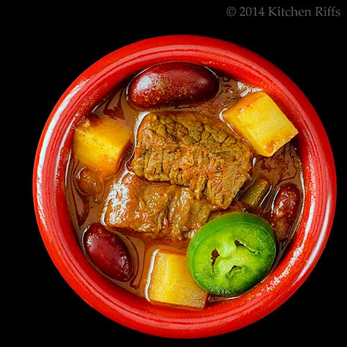 Kitchen Riffs: Meat and Potatoes Chili