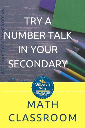 Wilcox's Way: Number Talks Modeled Multiple Ways: A Sure Fire Win!