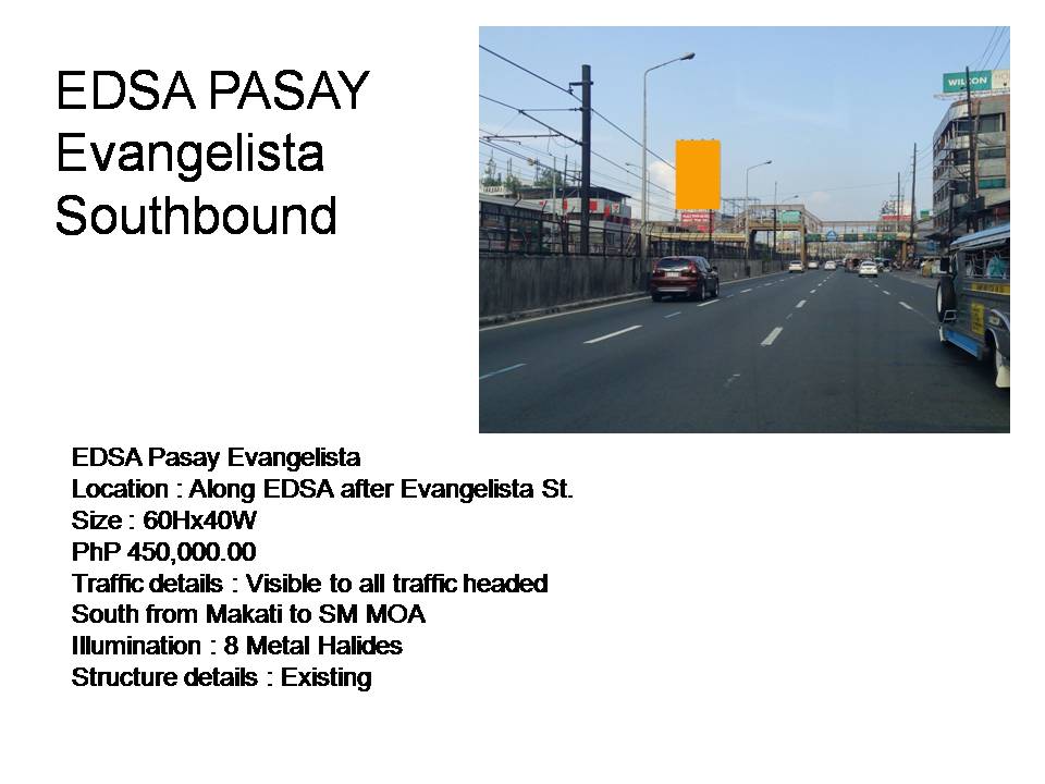 EDSA Pasay Evangelista Southbound ~ Bookabillboard.net