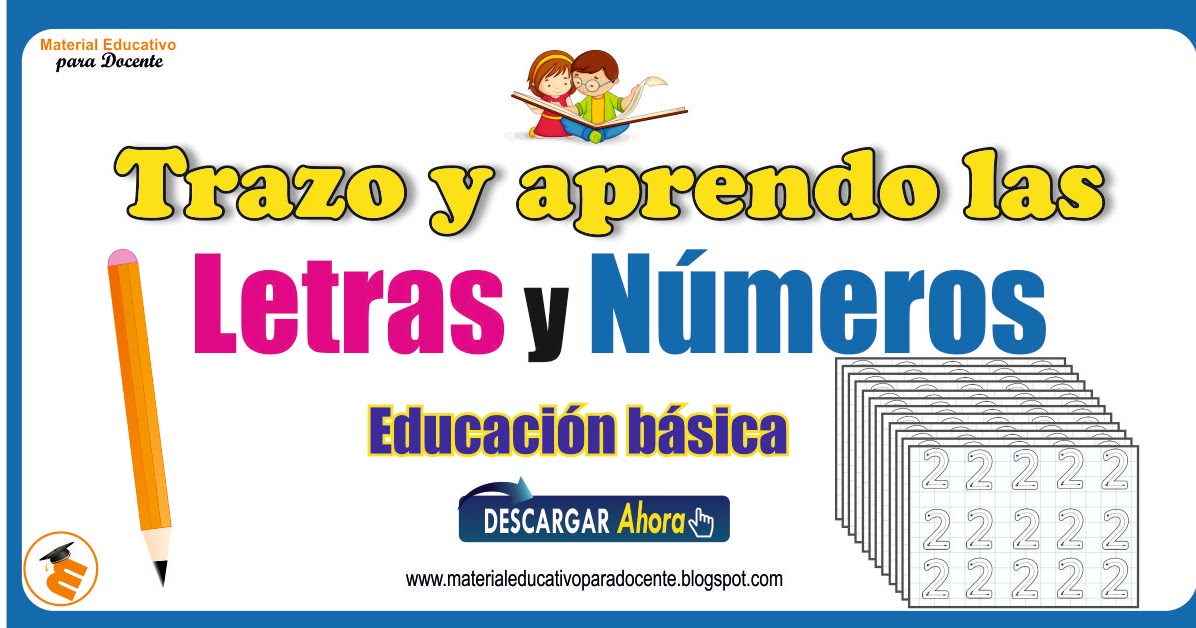 Material Educativo: Colorea y traza: Material para trabajar las Letras ...