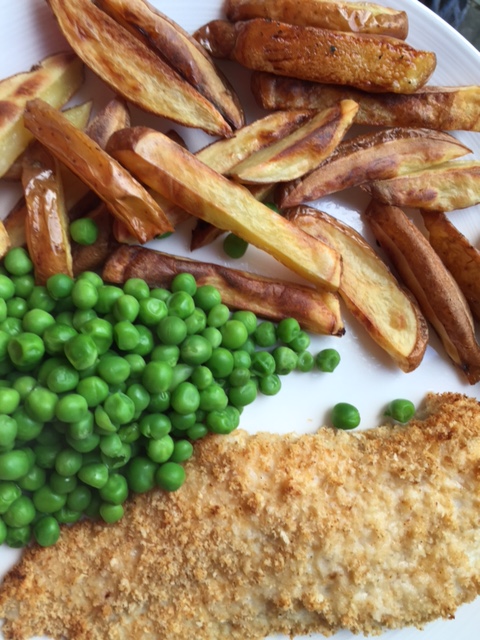 Healthier Home-made Fish and Chips