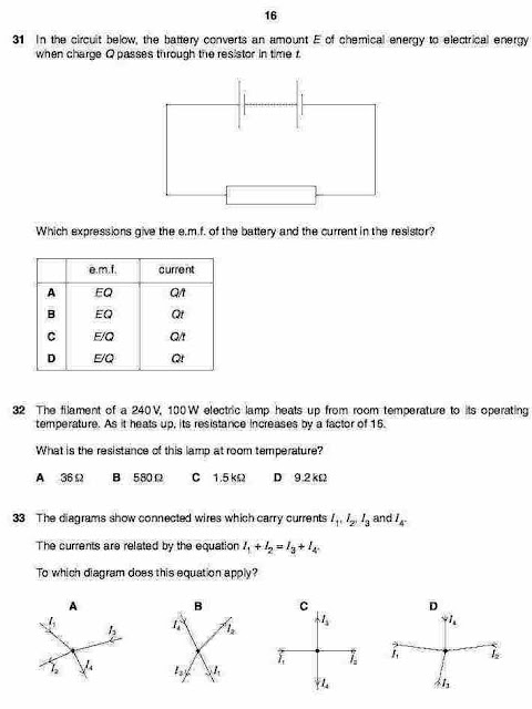 GIK Institute Entry Test Preparation: GIKI Entry Test Sample Questions ...