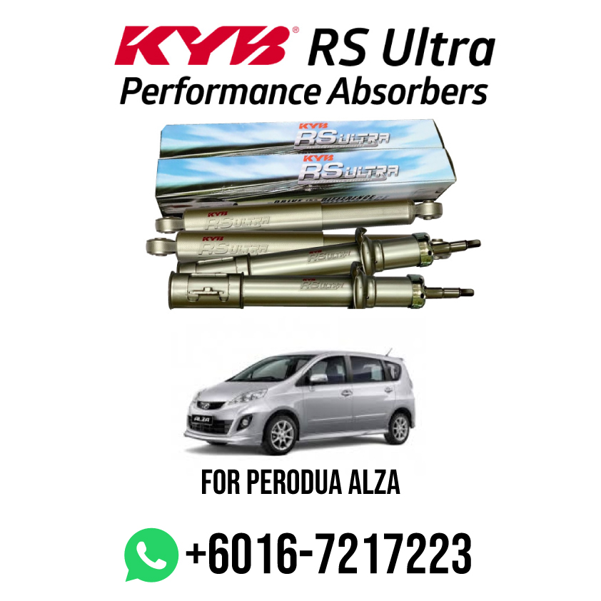 KYB Supplier Johor: Perodua Alza RS Ultra Performance Absorbers 4 PCS