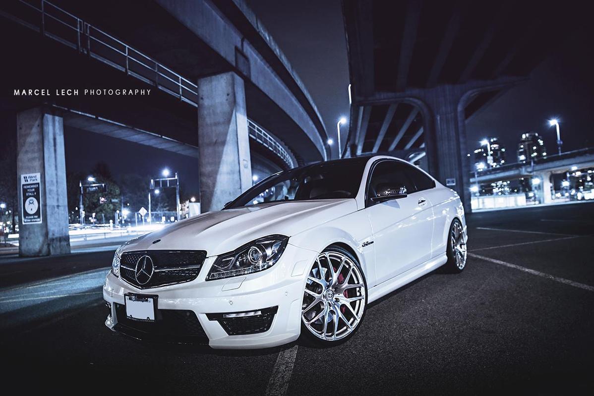 Mercedes-Benz W204 C63 AMG Coupe on HRE Performance Rims | BENZTUNING