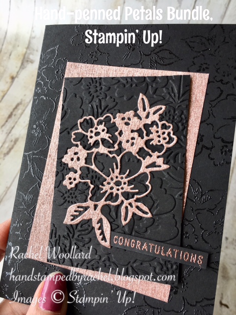 Handstamped by Rachel: Rose Gold Hand-Penned Petals